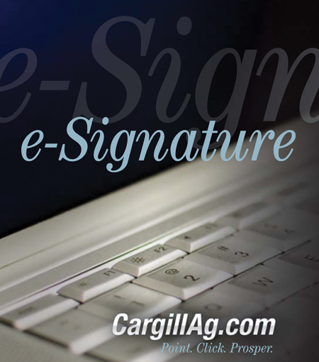 Electronic signatures now available with Cargill AgHorizons | TSLN.com