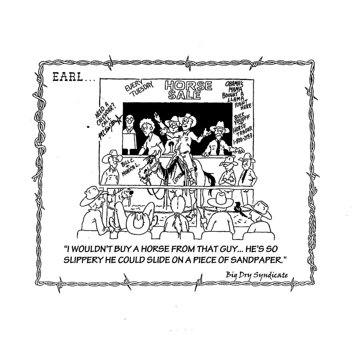 Earl cartoon by Big Dry Syndicate | TSLN.com
