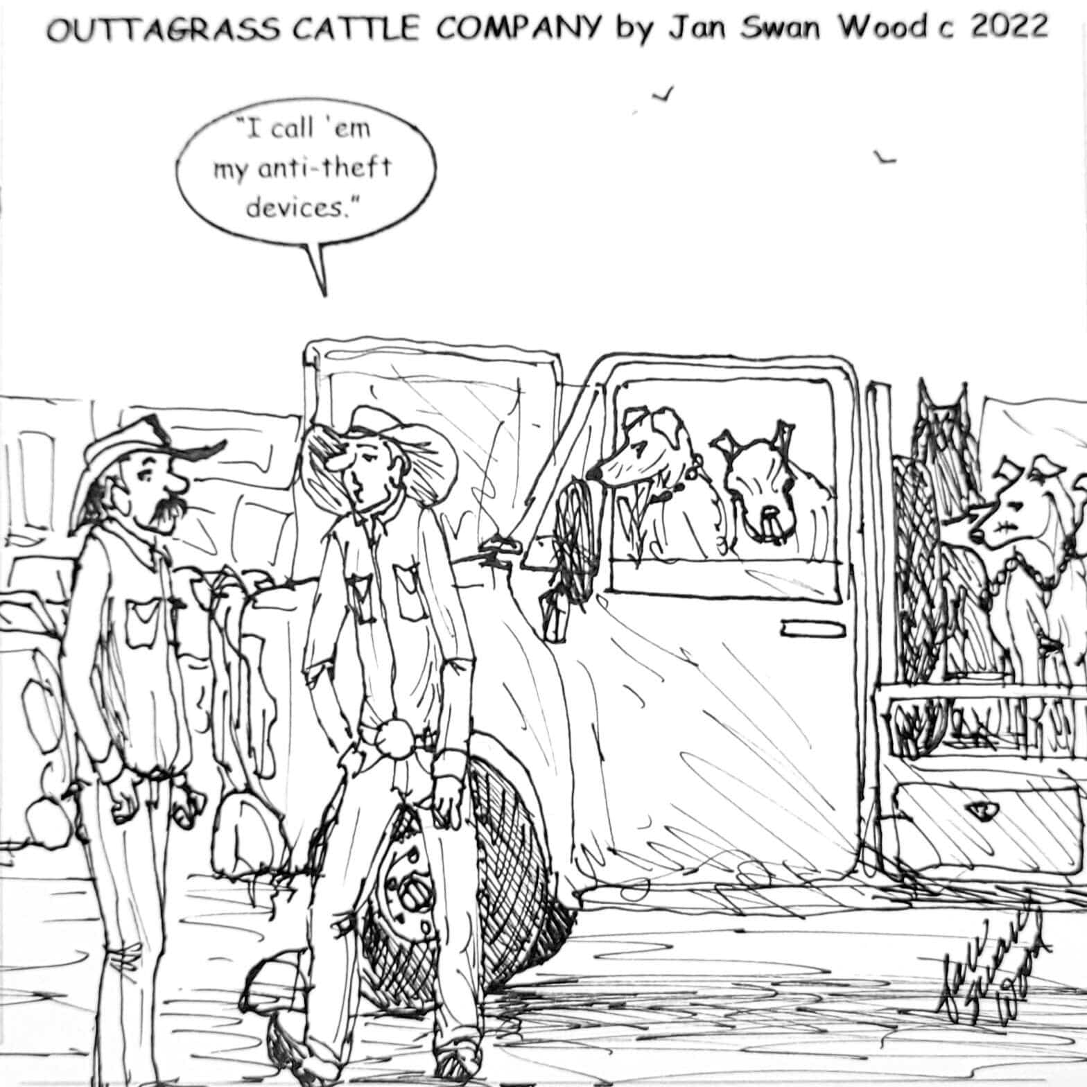 Outtagrass Cattle Co cartoon by Jan Swan Wood | TSLN.com