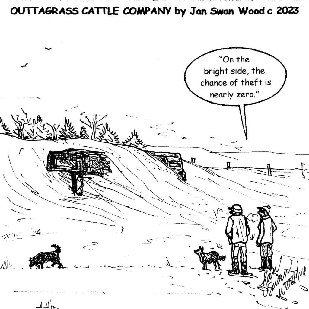 Outtagrass Cattle Co. cartoon by Jan Swan Wood | TSLN.com
