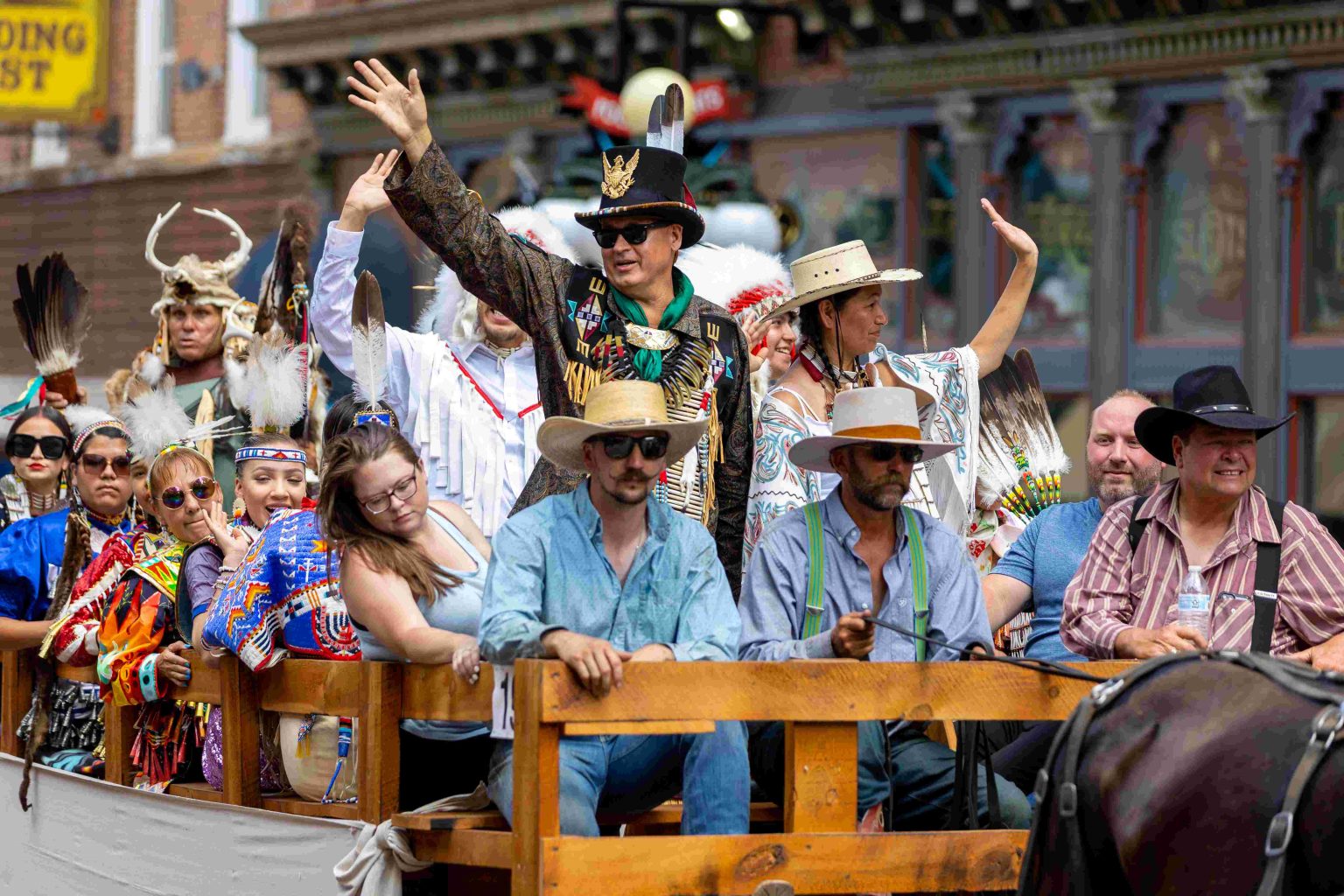 Hit Parade: Days of ’76 Rodeo Parade full of wagons, pieces of American ...