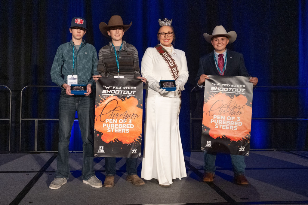Contestants of the Year and Winners in the 2023 NJHA Fed Steer ...