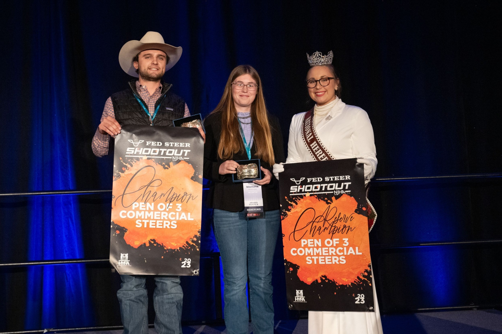 Contestants of the Year and Winners in the 2023 NJHA Fed Steer ...