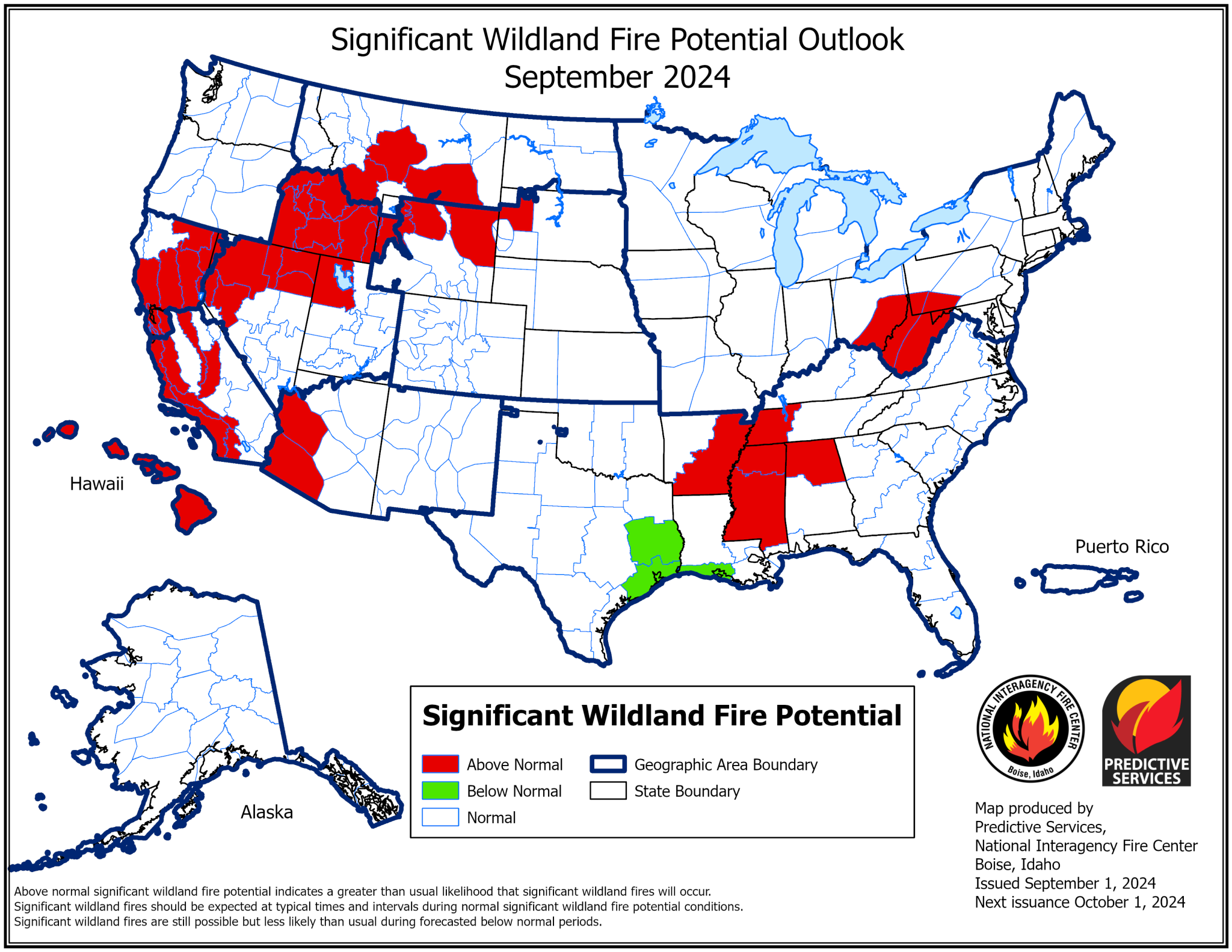 Wildland Fire Outlook Above Normal Risk; Relief Efforts for ranchers ...