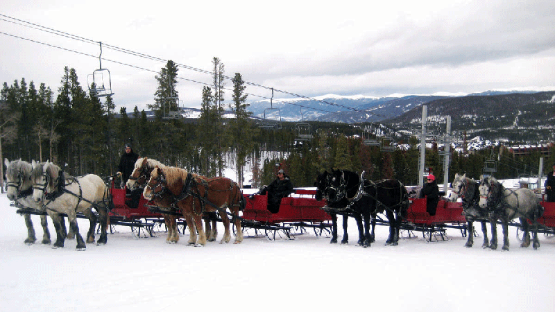 Breck sleigh-ride service continues through April | SummitDaily.com