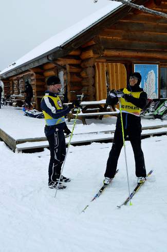 Blind skier, marksman trains at Frisco Nordic Center during Hartford ...