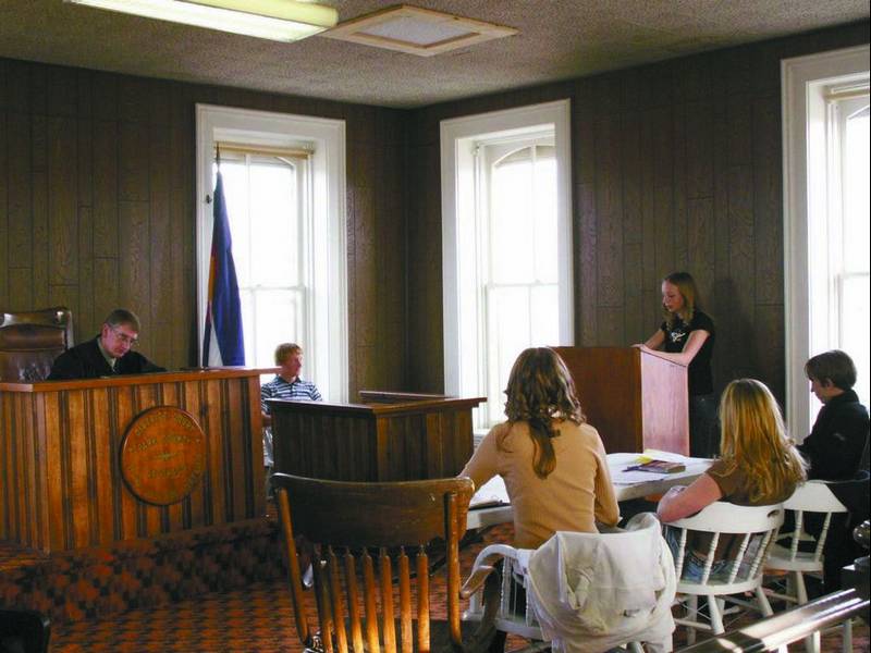 Old Park County courtroom serves as a setting for a historic mock trial ...