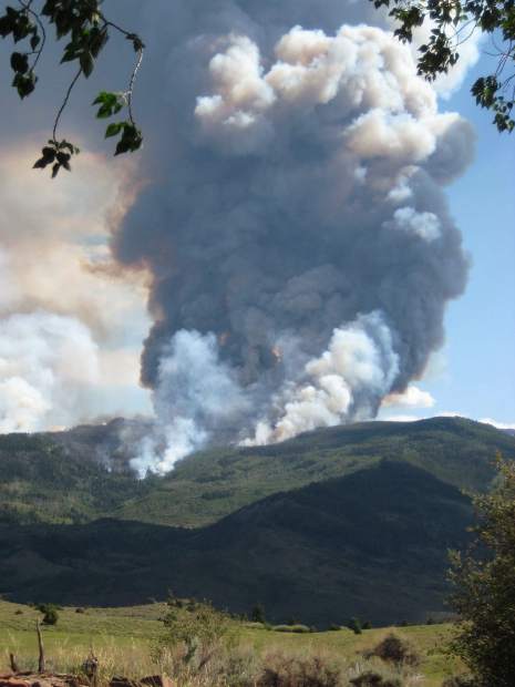 Vail Valley under smoke warning, Gutzler fire grows to 850 acres ...
