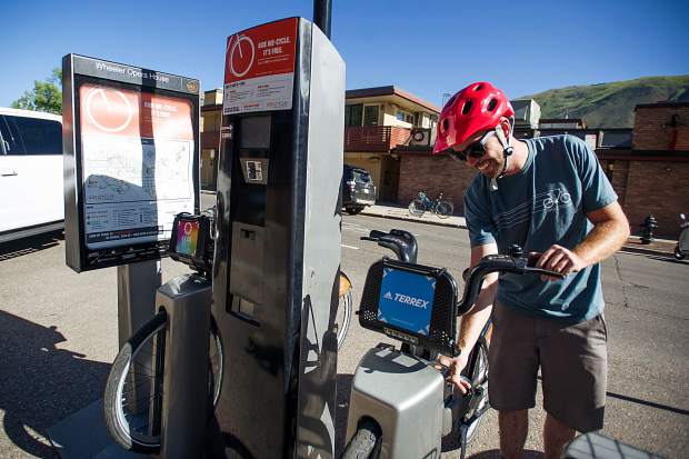 Ridership on steep trajectory for Aspen’s bike-share program | SummitDaily.com