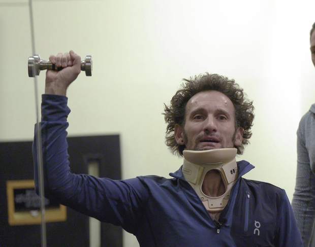 Ironman triathlete mending from broken neck | SummitDaily.com