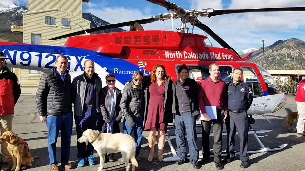Bennet, Polis, Frisco Flight for Life widow Karen Mahany celebrate ...