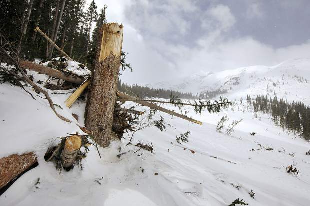 Photos: Seeing Frisco’s new avalanche chute from a backcountry skier’s ...