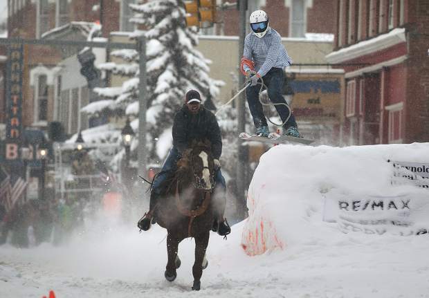 Photos and results from the 71st annual Running of Leadville Ski Joring ...