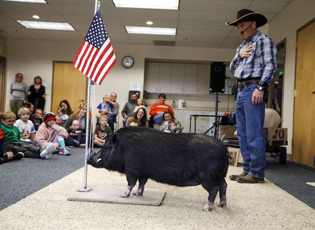 Photos: Top Hogs pig show at the library | SummitDaily.com