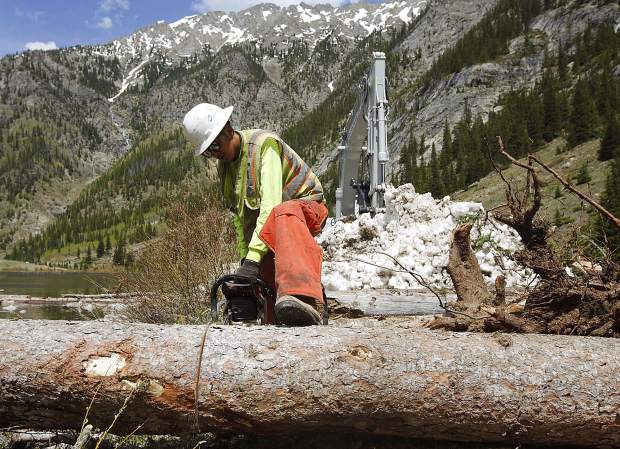 Summit County begins clearing Ten Mile Canyon recpath after historic ...