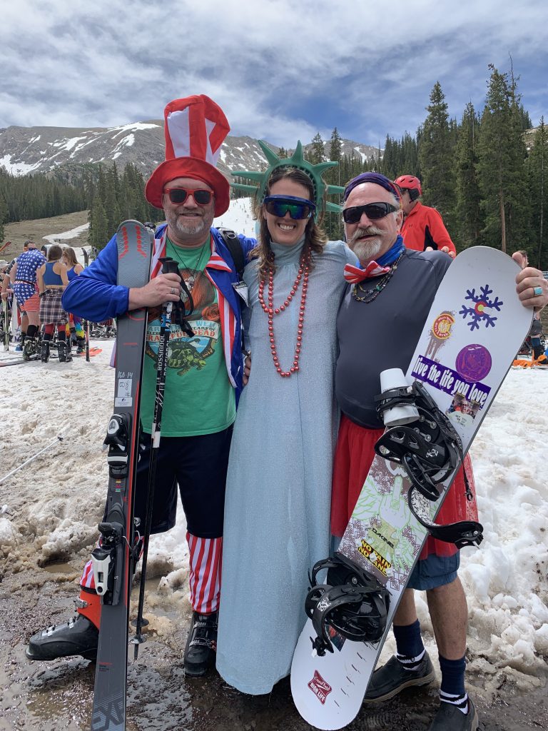 Liberty lines: Droves of freedom riders descend on Arapahoe Basin Ski ...