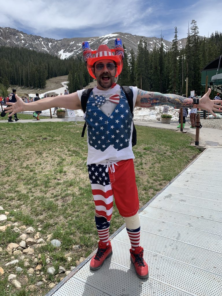 Liberty lines: Droves of freedom riders descend on Arapahoe Basin Ski ...