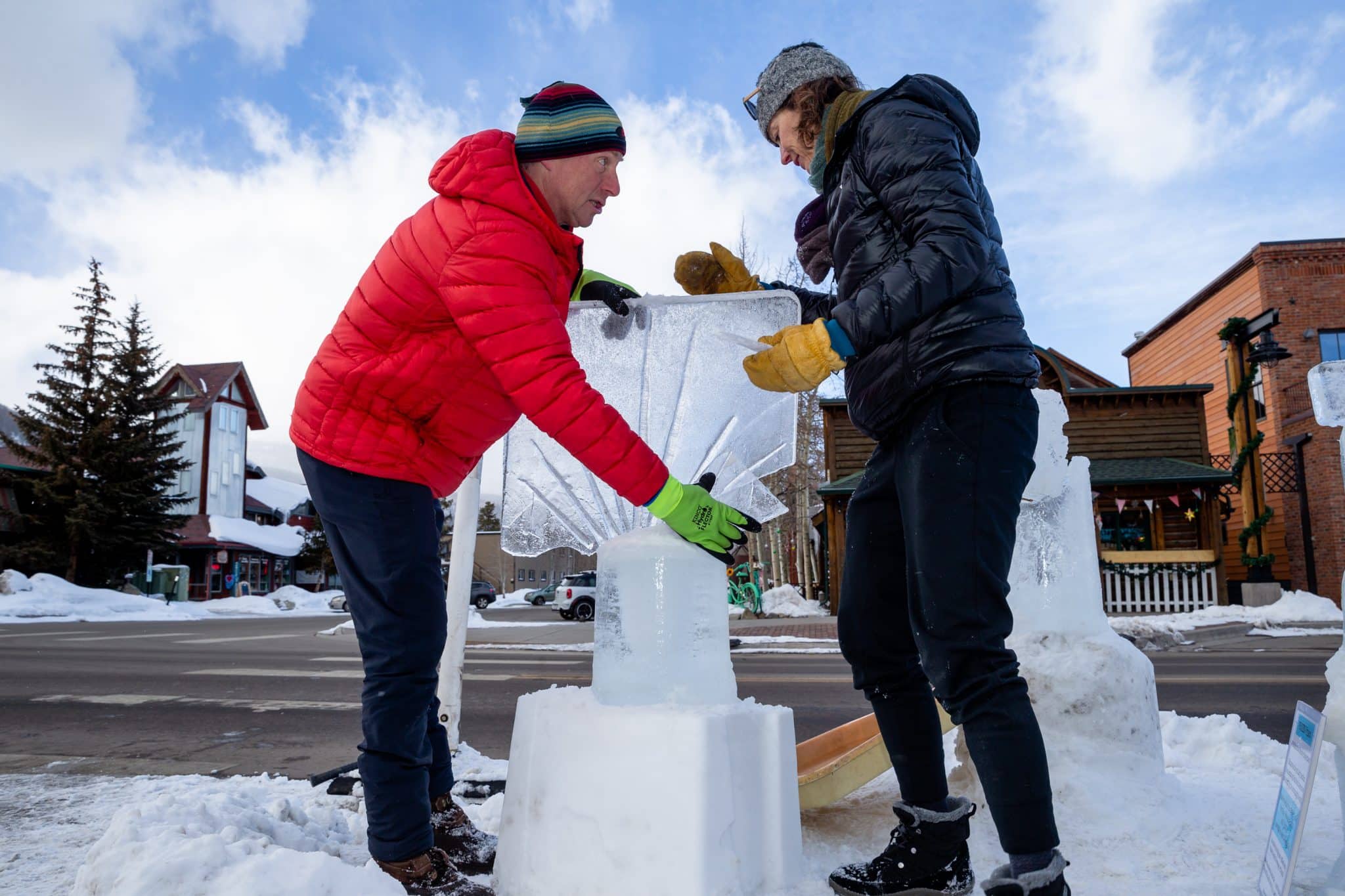 Make Frisco arts collective debuts ‘Frozen Frisco’ ice installations ...