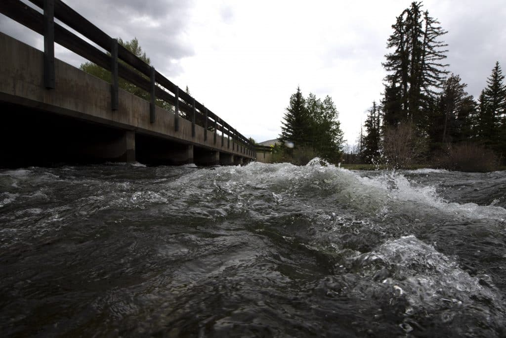 Dangerously high flows on the Blue River below the Dillon Dam prompt ...