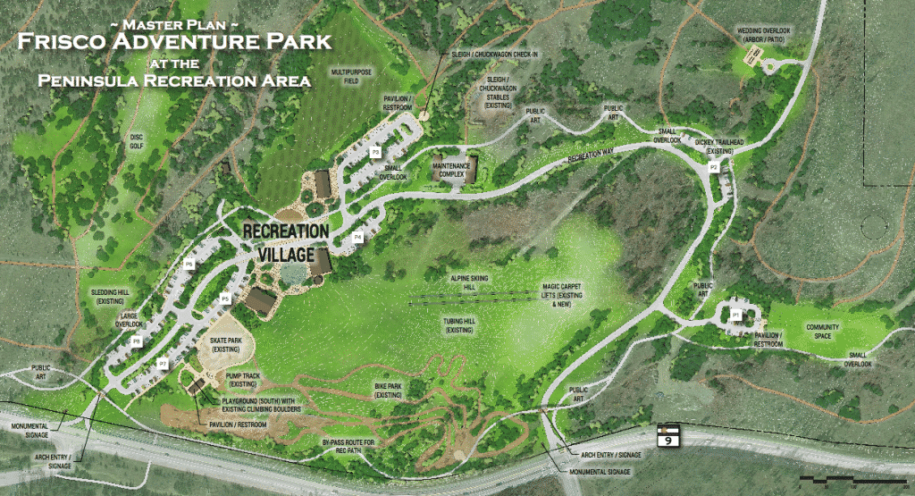 Frisco adopts new visioning plans for Peninsula Recreation Area ...