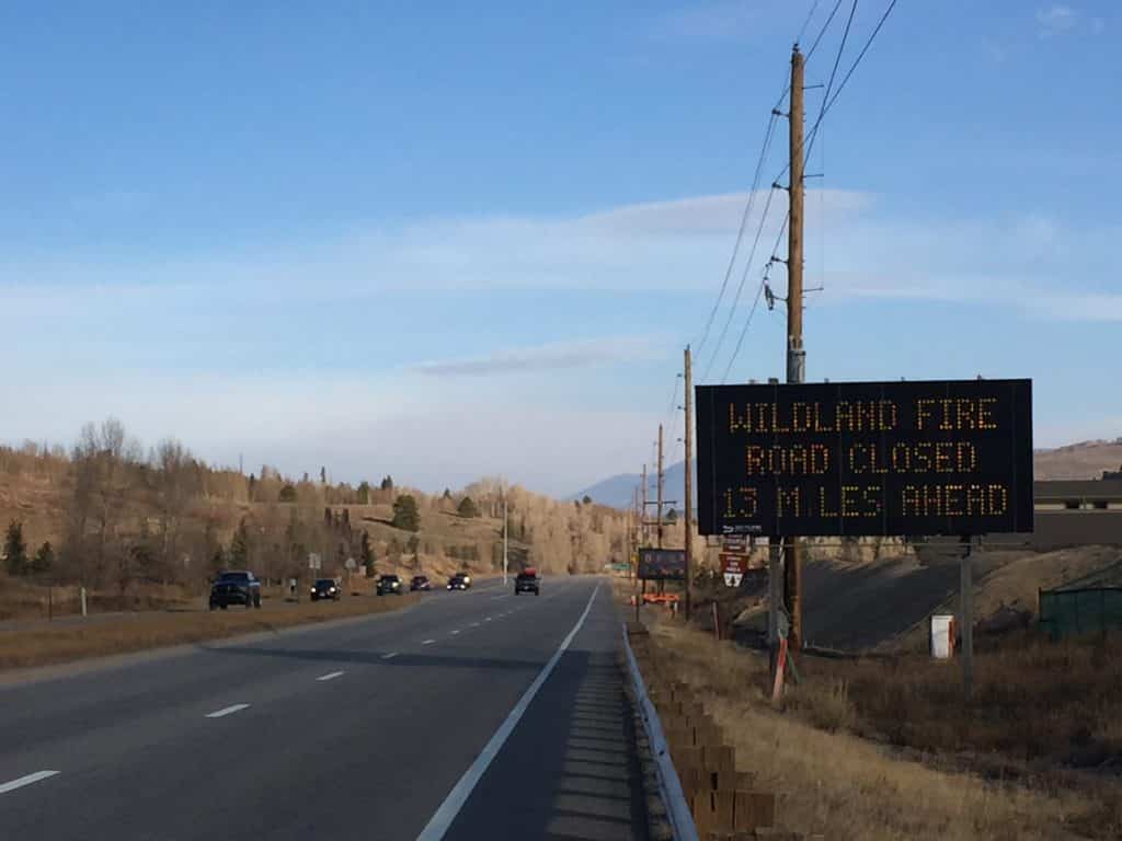 Wildfire north of Silverthorne ‘under control;’ all lanes open at ...