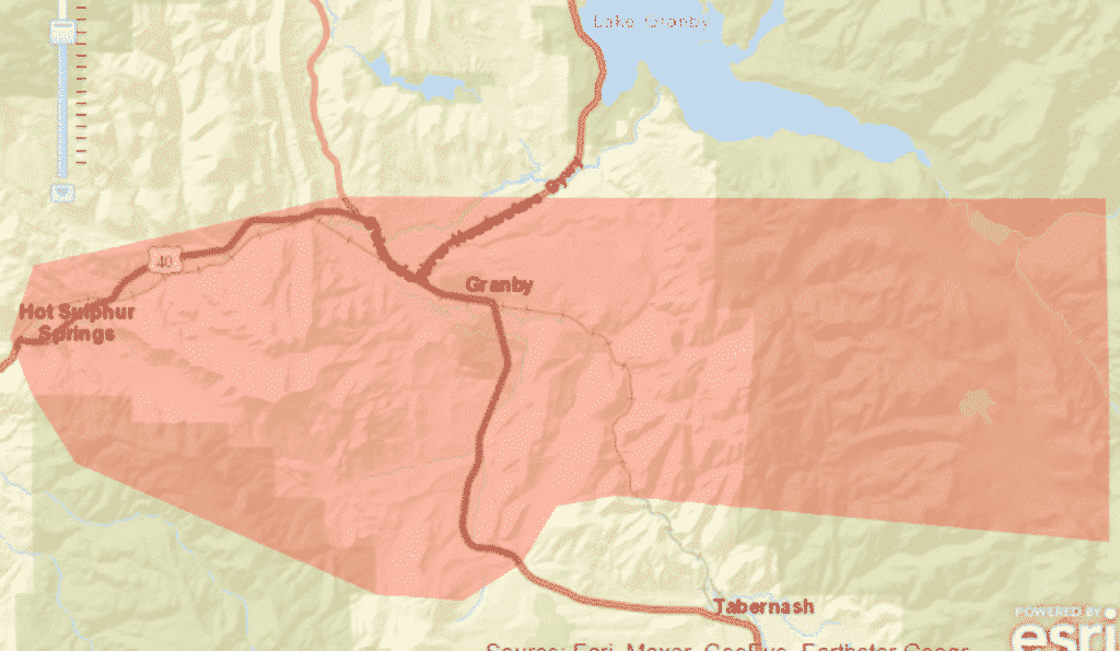 Pre-evacuation notice issued from Granby to Hot Sulphur Springs as East ...