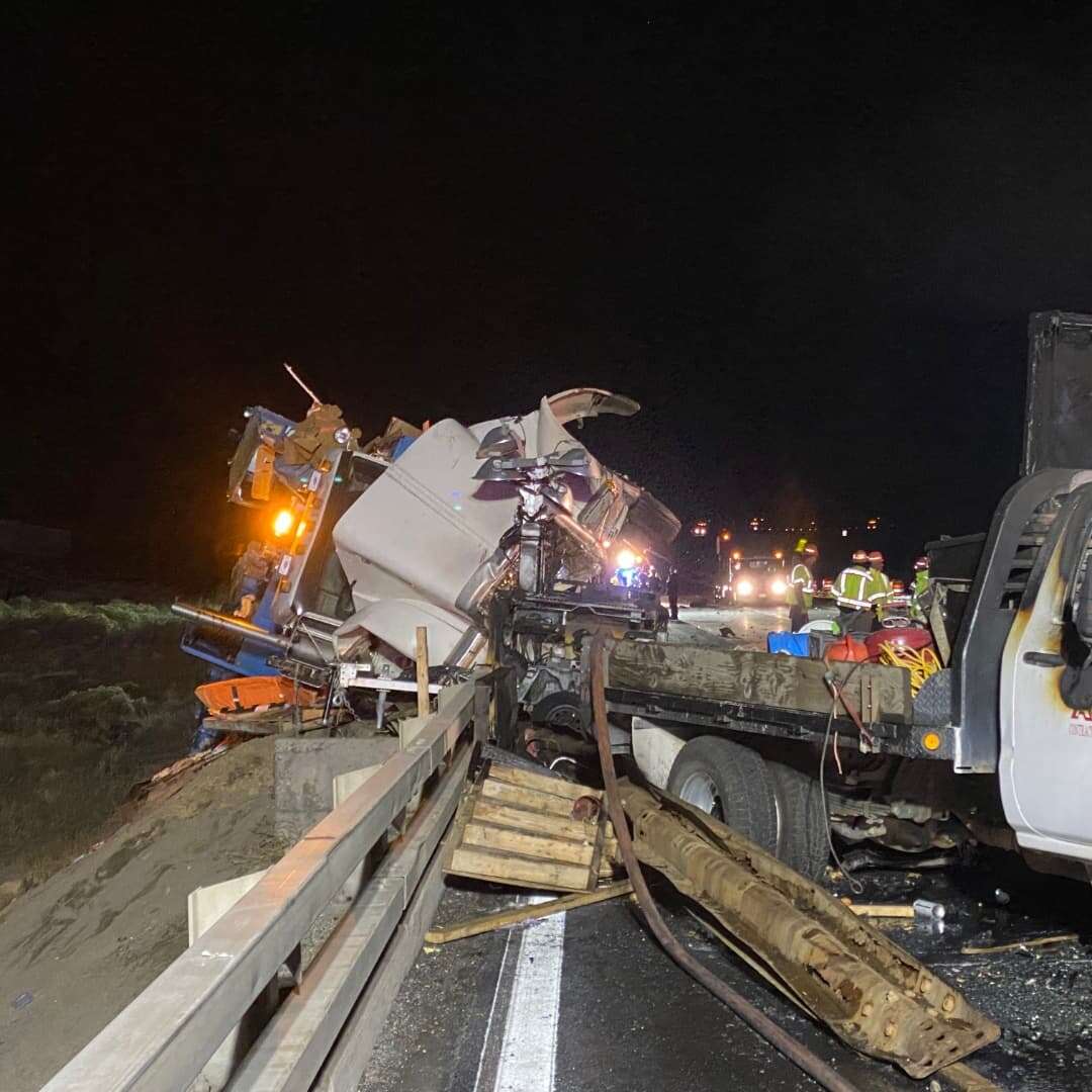 Driver who died in I-70 crash identified; injured construction worker ...