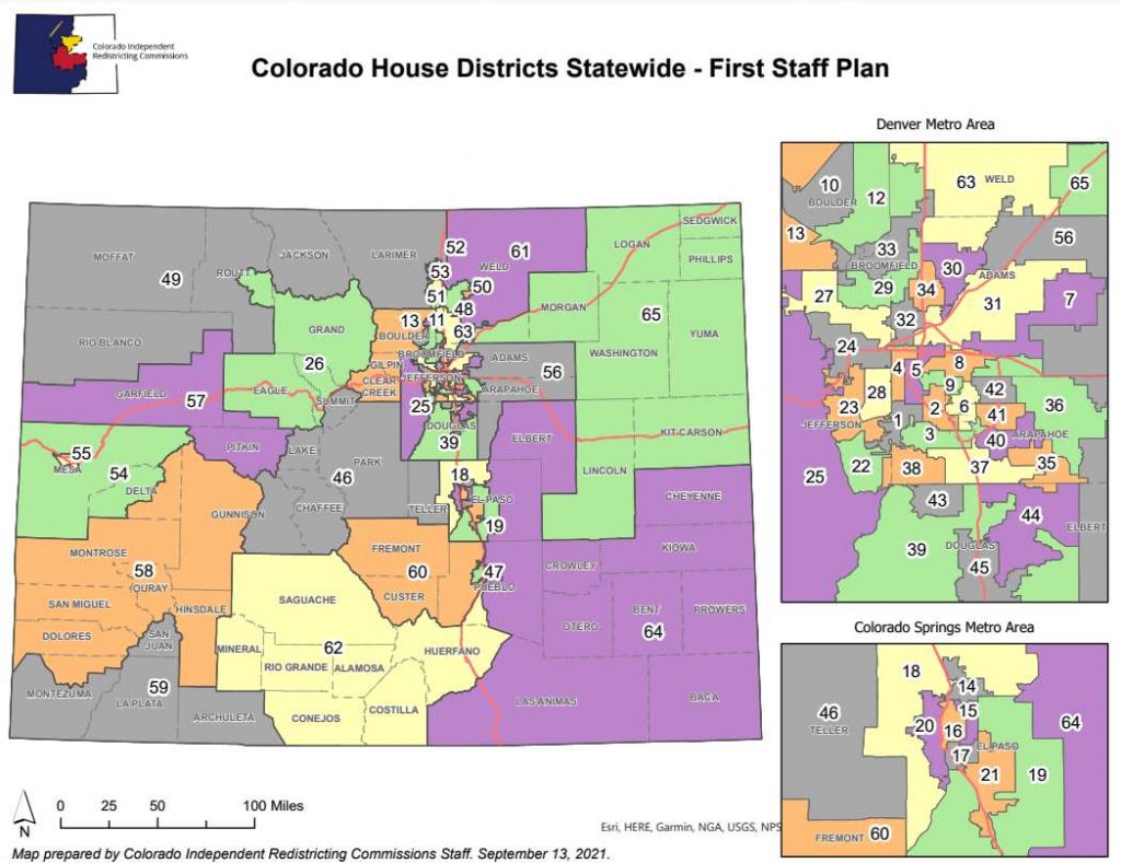 Draft of Colorado House district map splits Summit County | SummitDaily.com