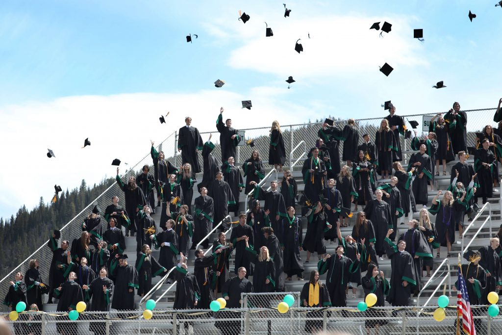 Summit High School seniors elated to celebrate graduation together ...