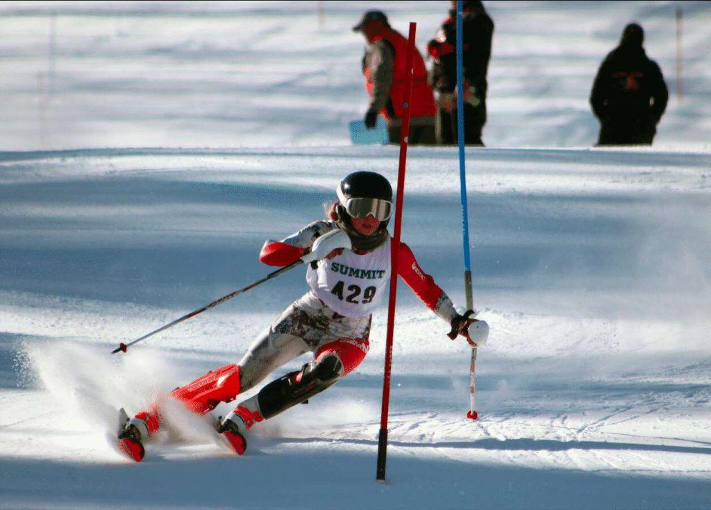 Olyvia Snyder races at US Ski nationals during Summit High rugby season ...