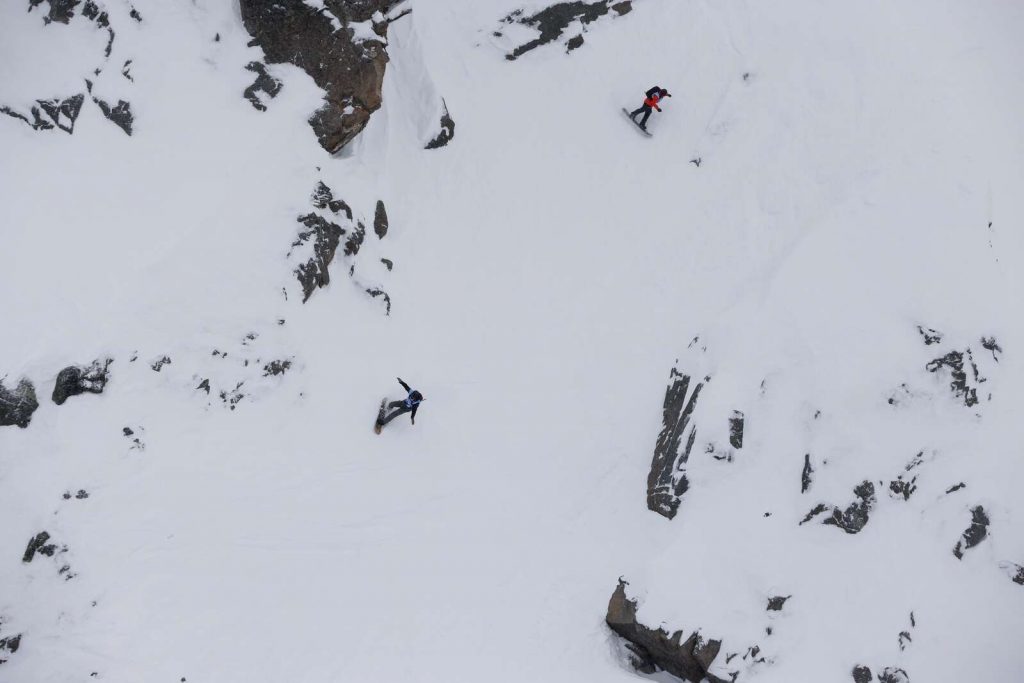 Michael Mawn competes at world’s only parallel freeride competition ...