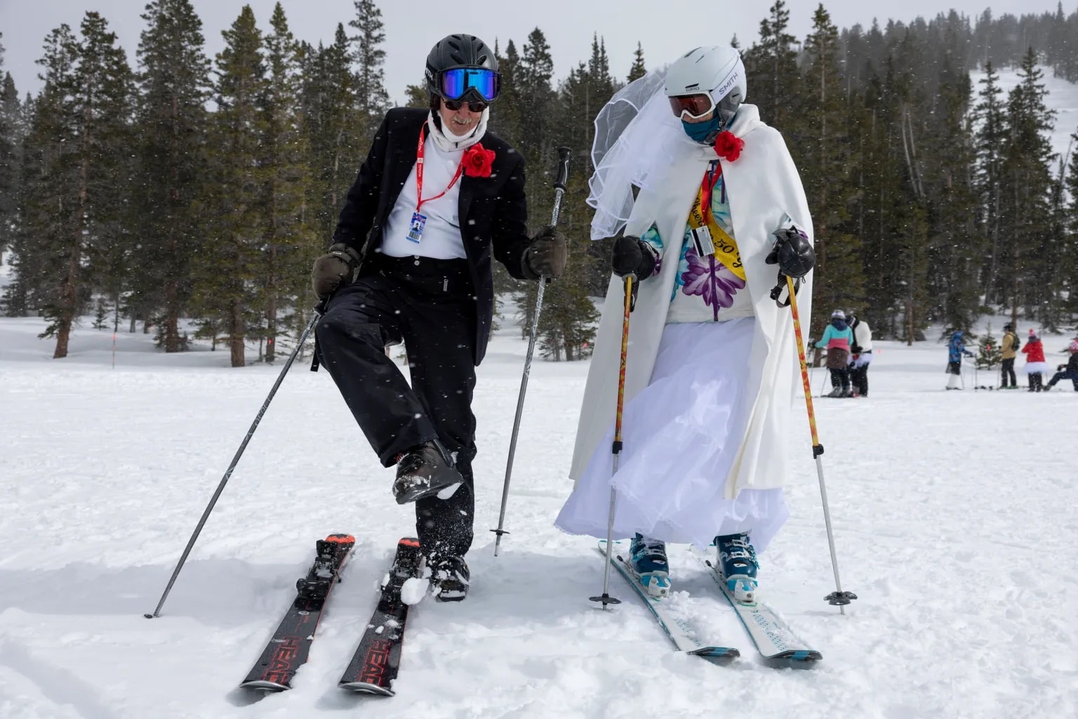 PHOTOS: 75 couples marry, renew vows at Loveland Ski Area this ...