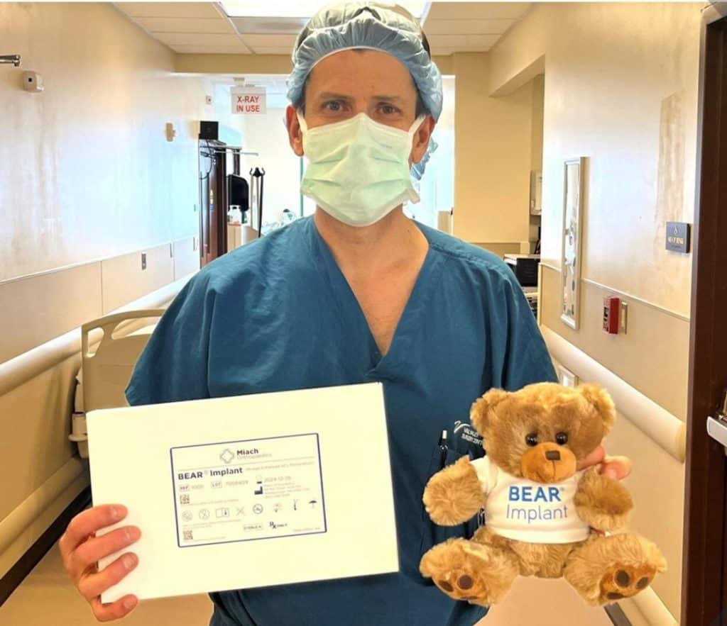 For ACL patients, VSON’s innovative “BEAR” technique can help promote ...