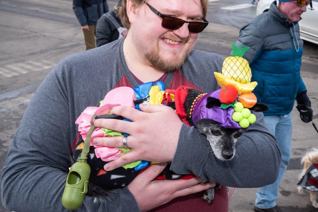 PHOTOS: Dogs in costume parade down Frisco’s Main Street for Mardi Gras ...