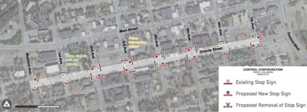 Frisco reconfiguring stop signs near Granite Street from April 24-28 to ...
