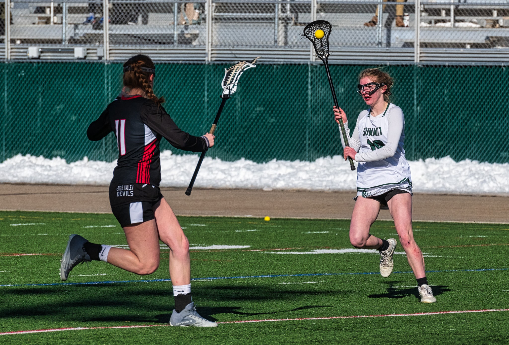 Summit girls lacrosse team’s persistence fails to match skill of Aspen ...