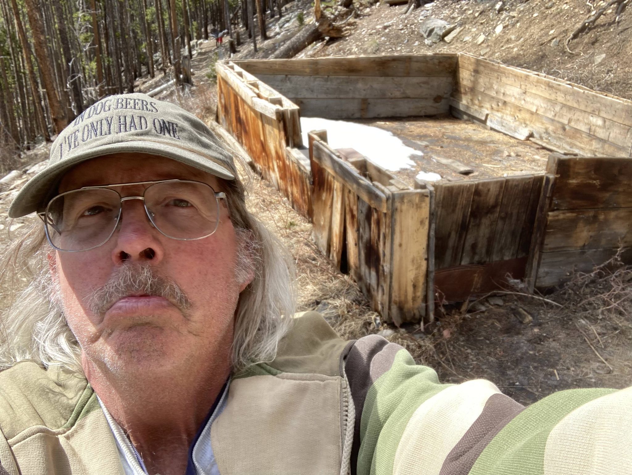 A historic mining cabin stood in Keystone Gulch for more than 100 years ...
