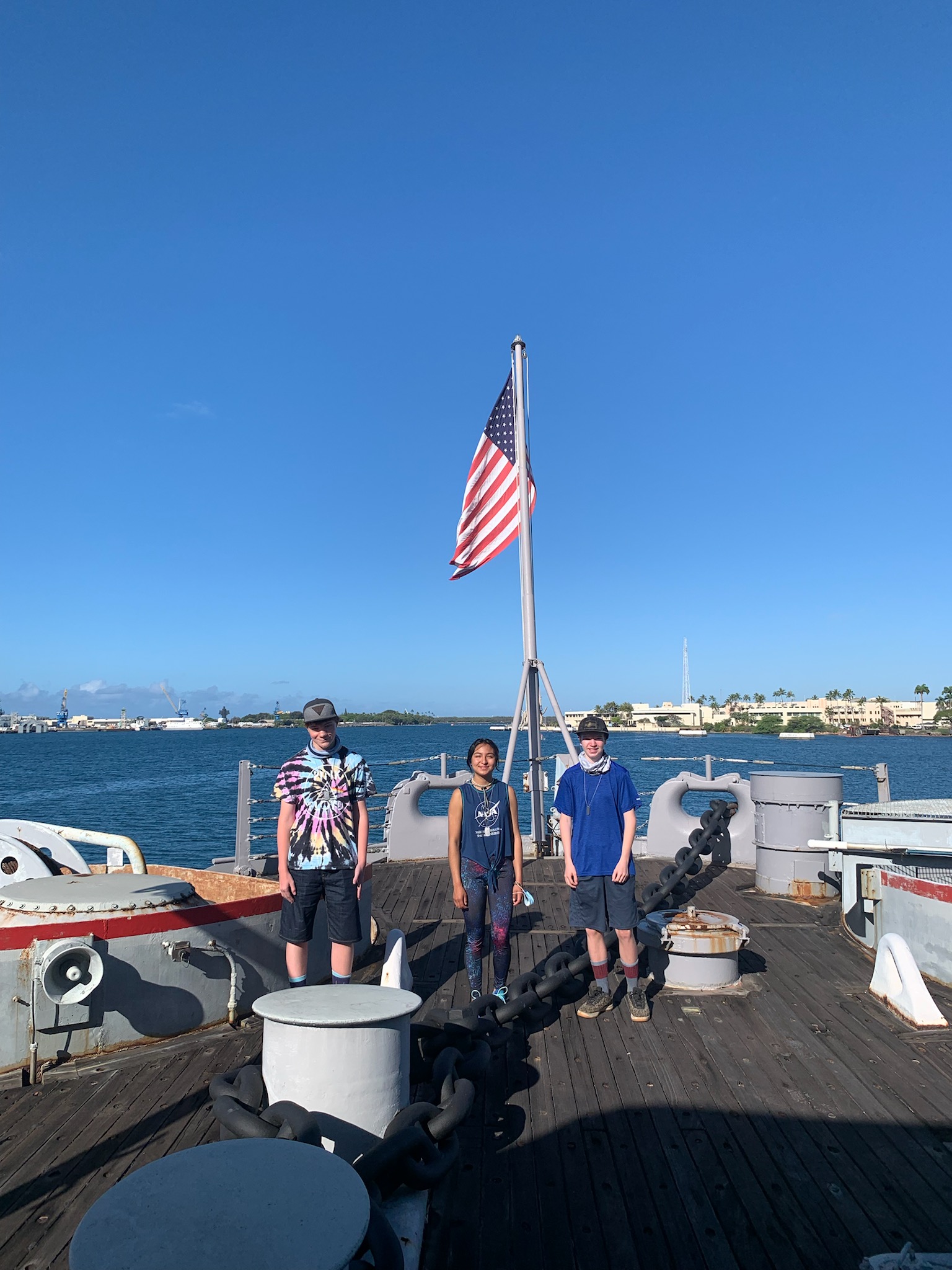 Summit High students perform aboard USS Missouri on school trip to ...