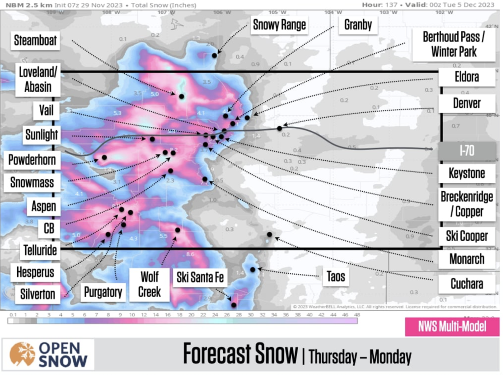 Multipart storm front brews, bringing promise of fresh snow to Colorado ...