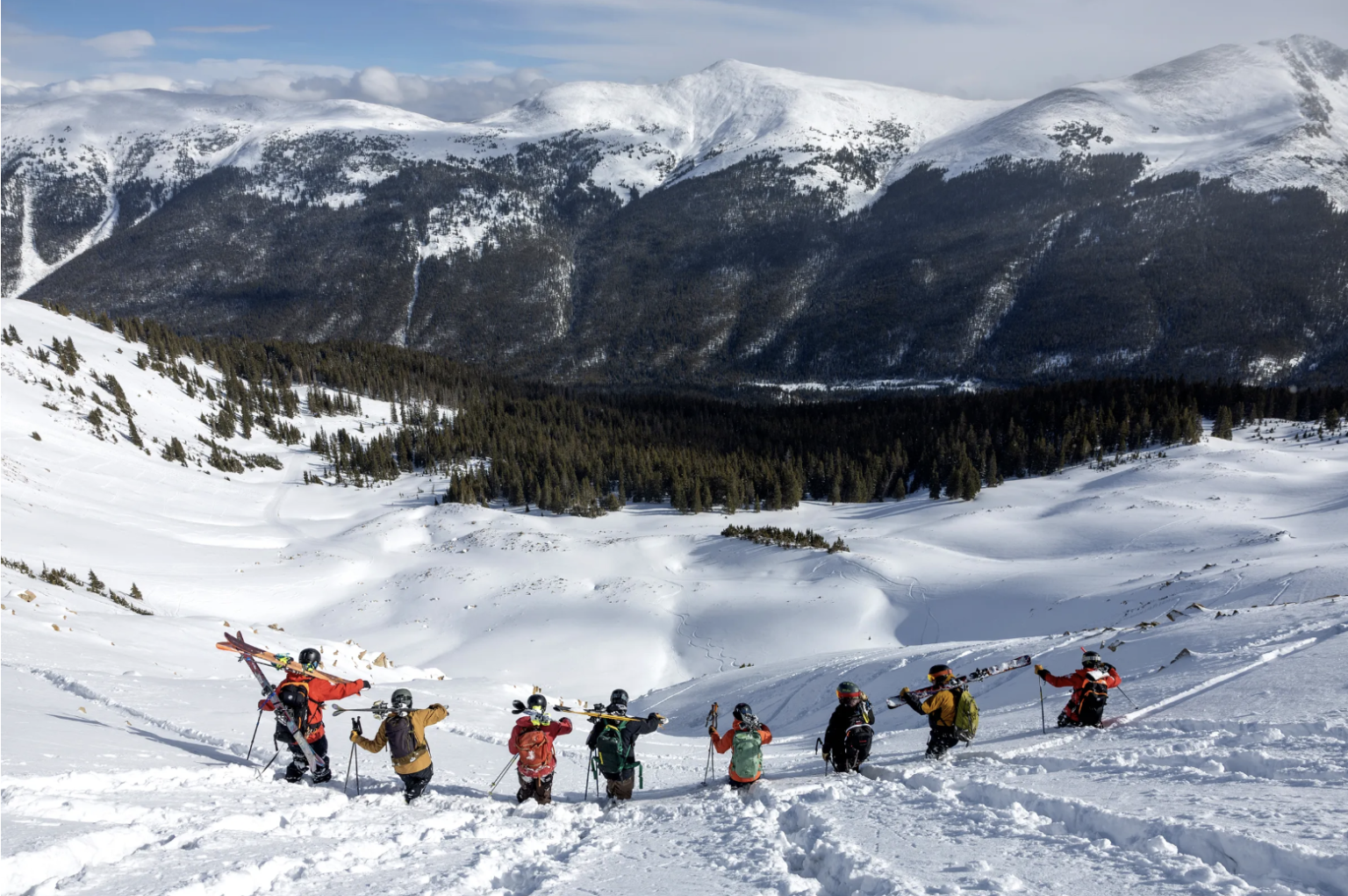 Copper Mountain volunteer boot packers stomp trails to reduce avalanche ...