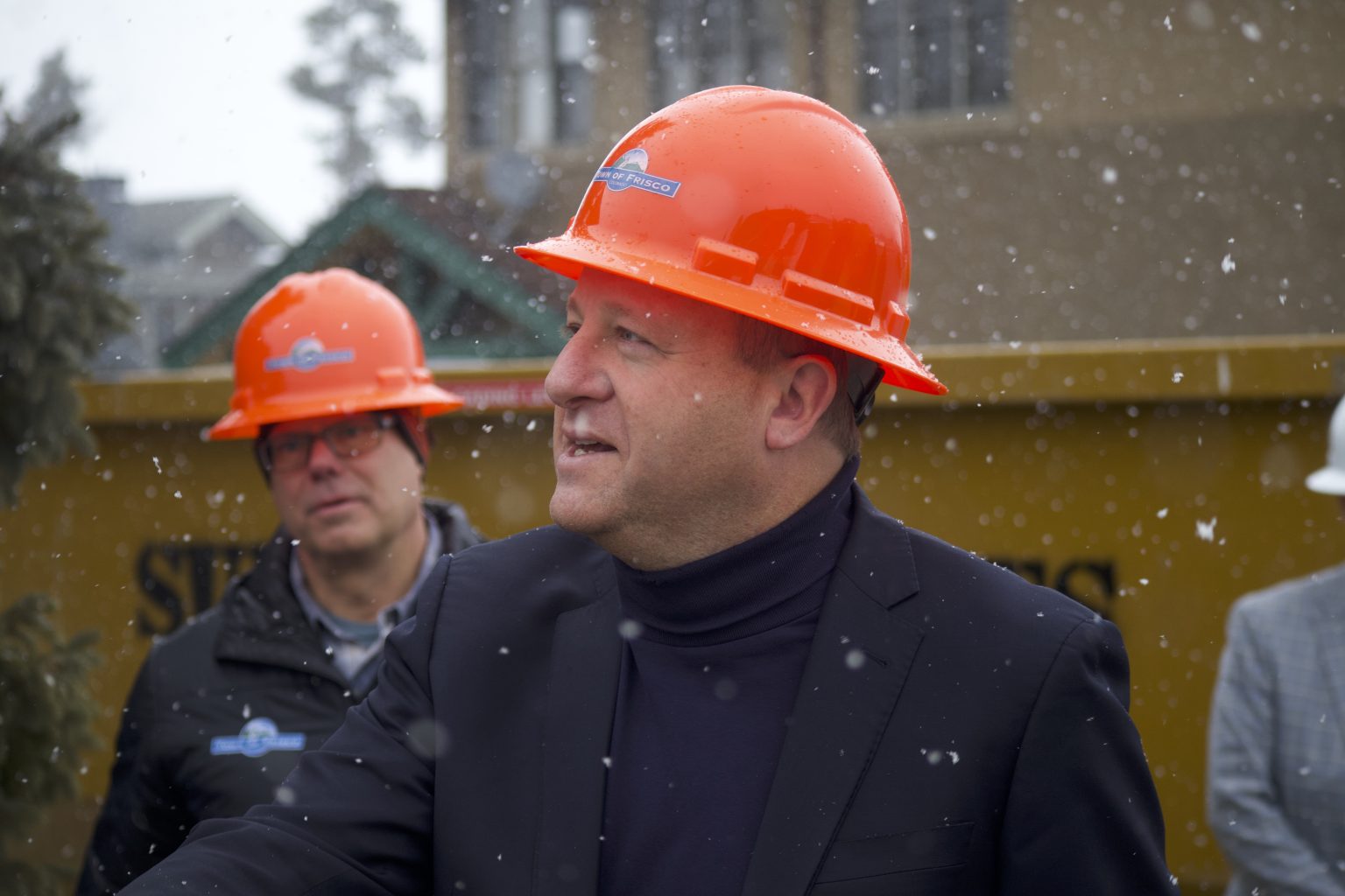 Colorado Gov. Jared Polis visits Frisco workforce housing project that ...