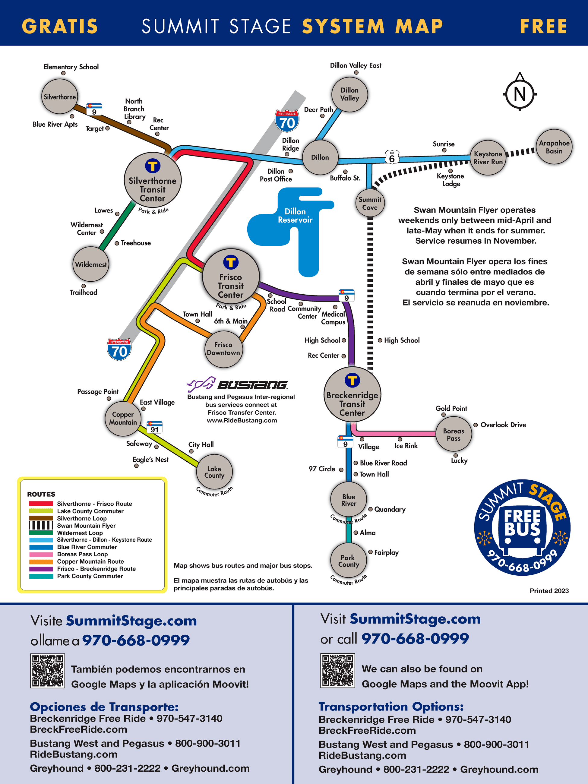 Summit Stage, Summit County’s free bus system, restores 30-minute ...