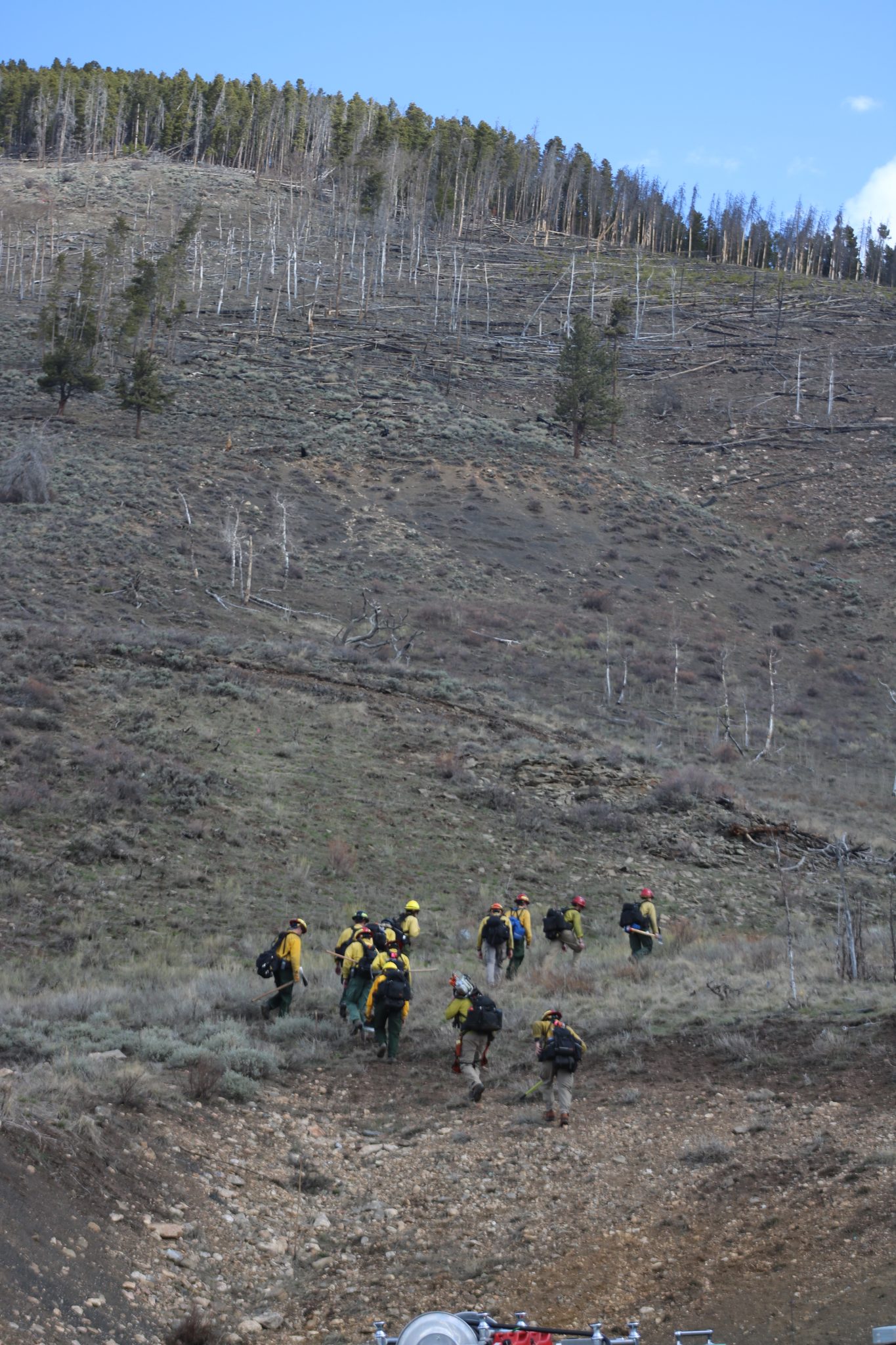 Controlled burn at Summit County Public Shooting Range sets hillside ...