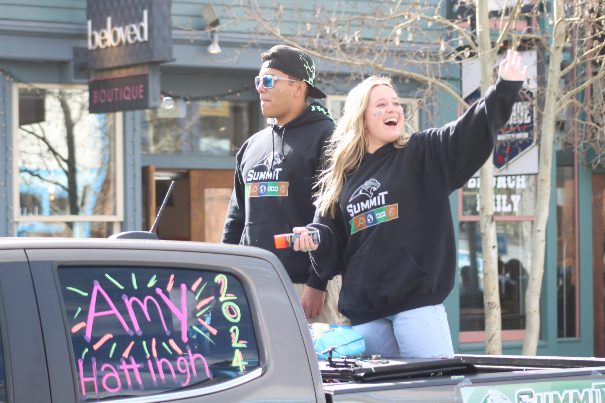 PHOTOS: Graduation parade brings water, confetti, silly string and ...