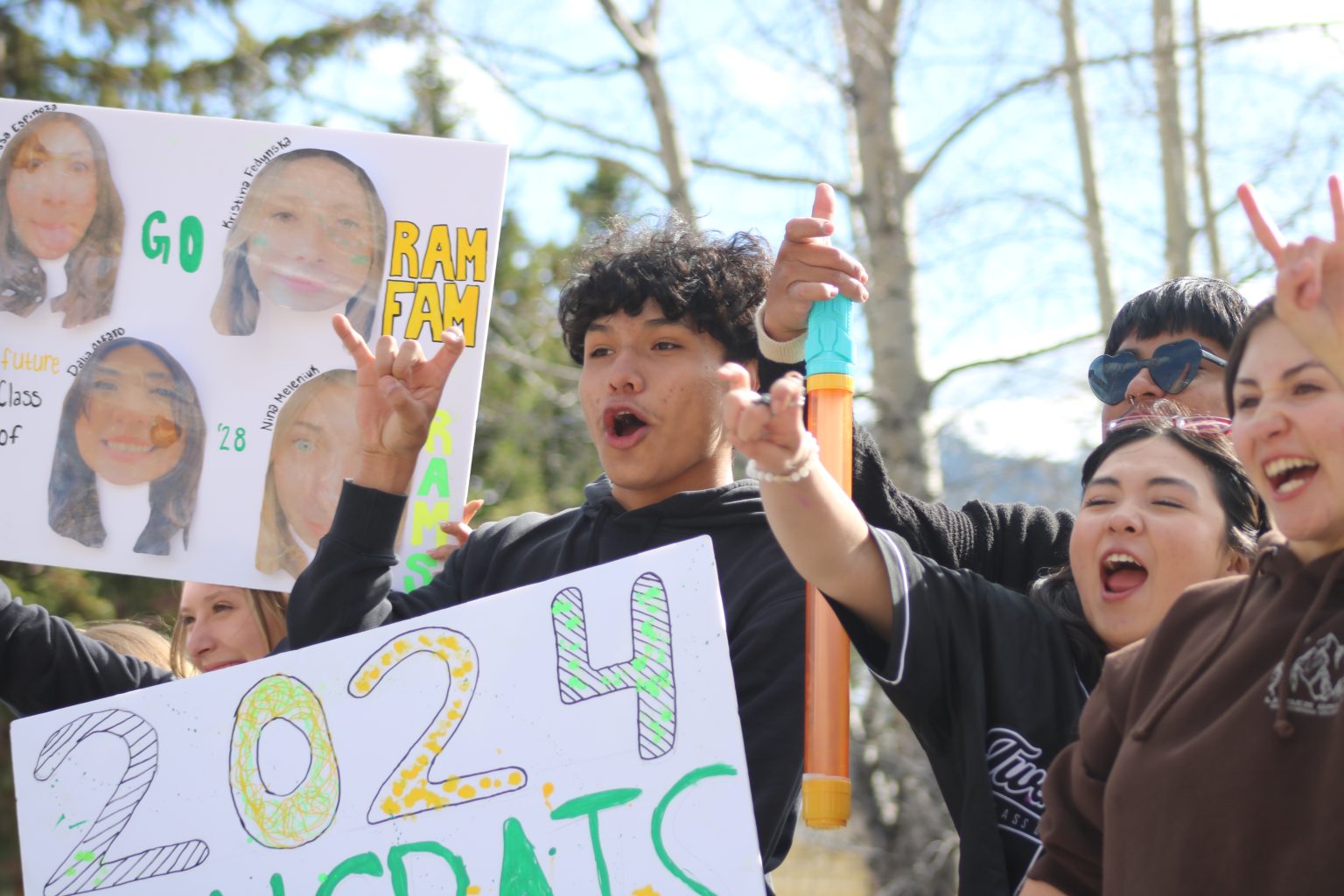 PHOTOS: Graduation parade brings water, confetti, silly string and ...