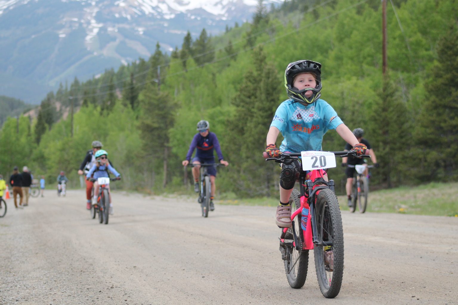 Rain showers fail to slow cyclists at Tour de French Gulch mountain ...