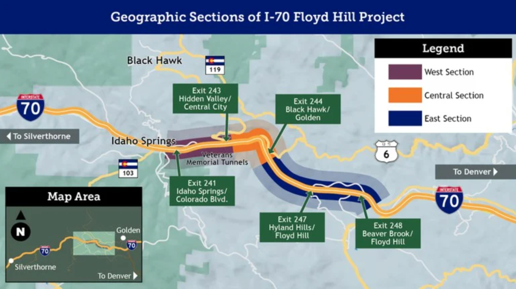Floyd Hill project on Interstate 70 is set to enter its next phase this ...