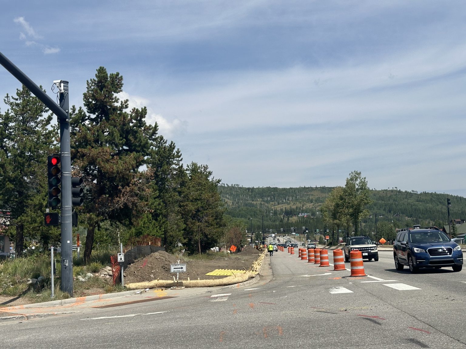 Construction of multiuse path along Summit Boulevard in Frisco, near ...