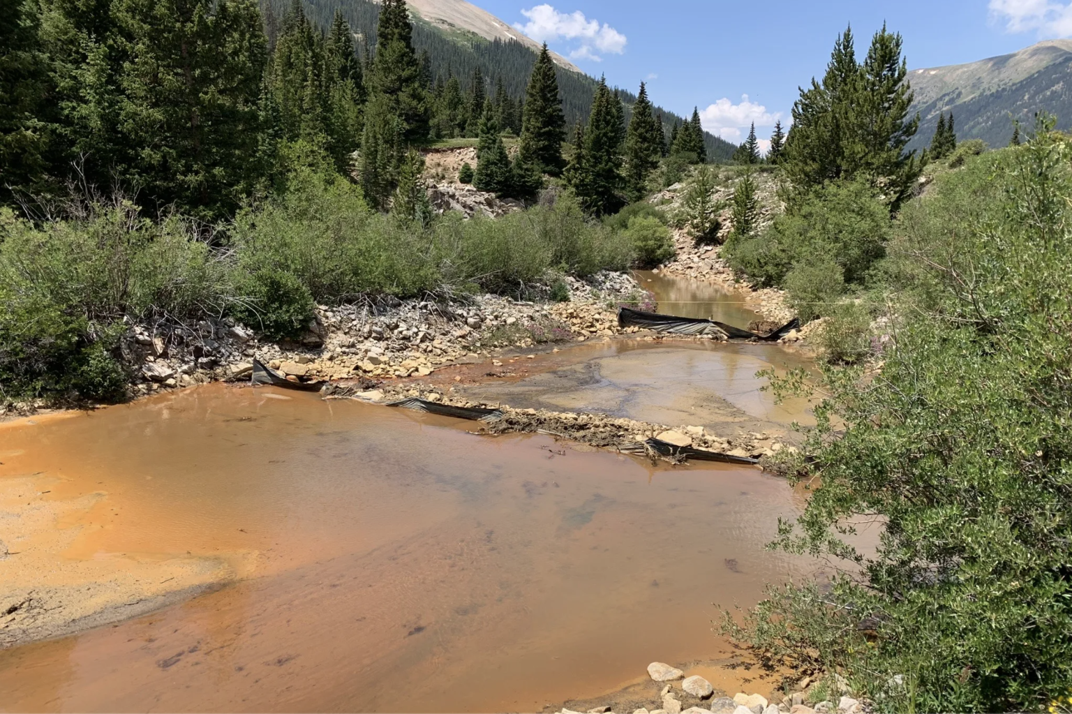 Lincoln Creek sediment release had high levels of aluminum, iron ...