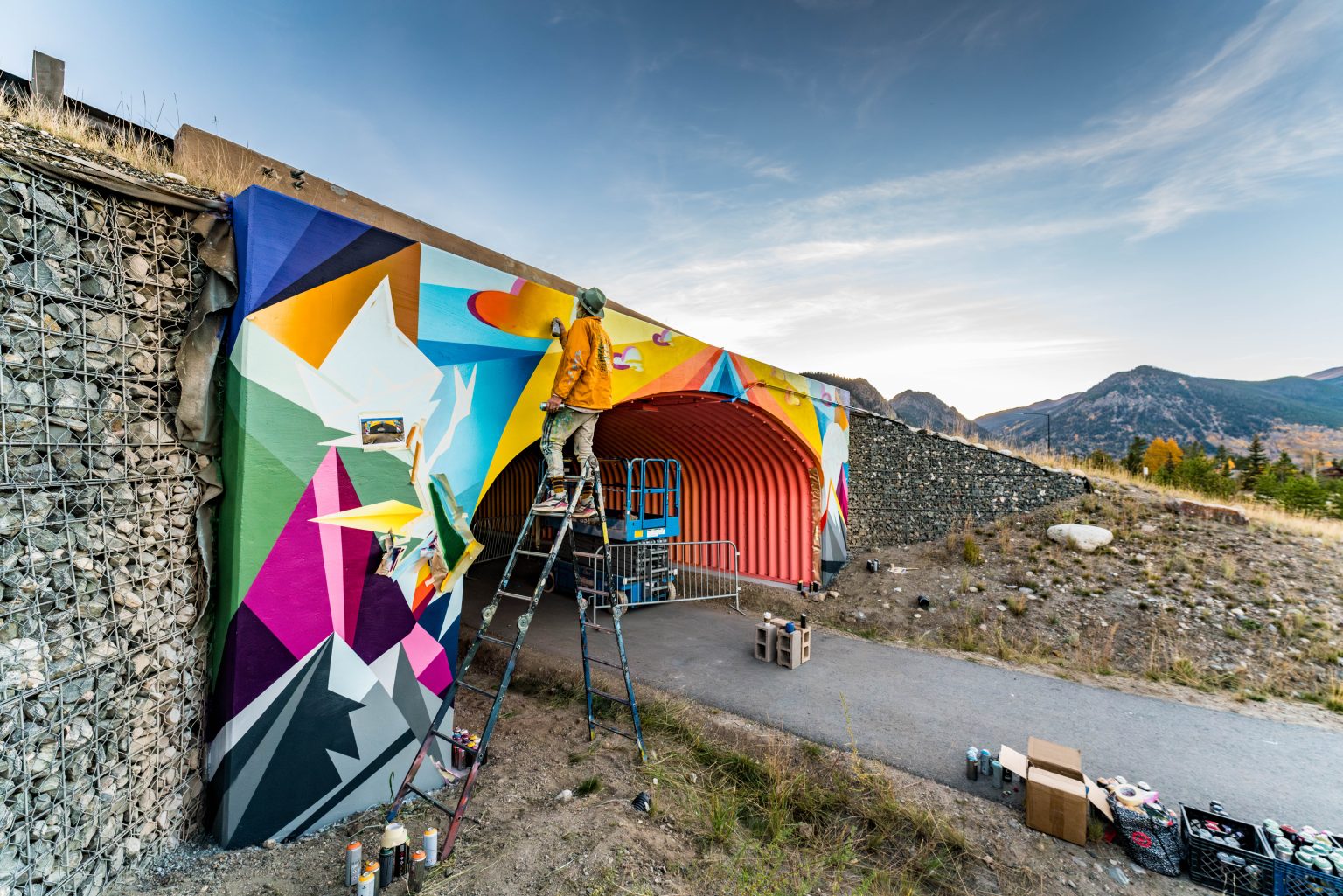 How a mural brought a professional snowboarder turned artist back to ...